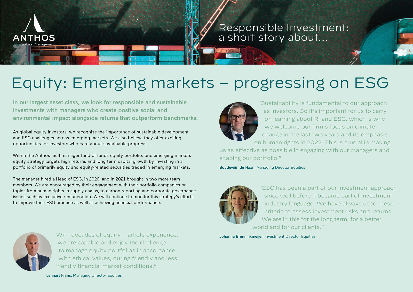 A Responsible Investment short story about… Equity investing | Anthos ...